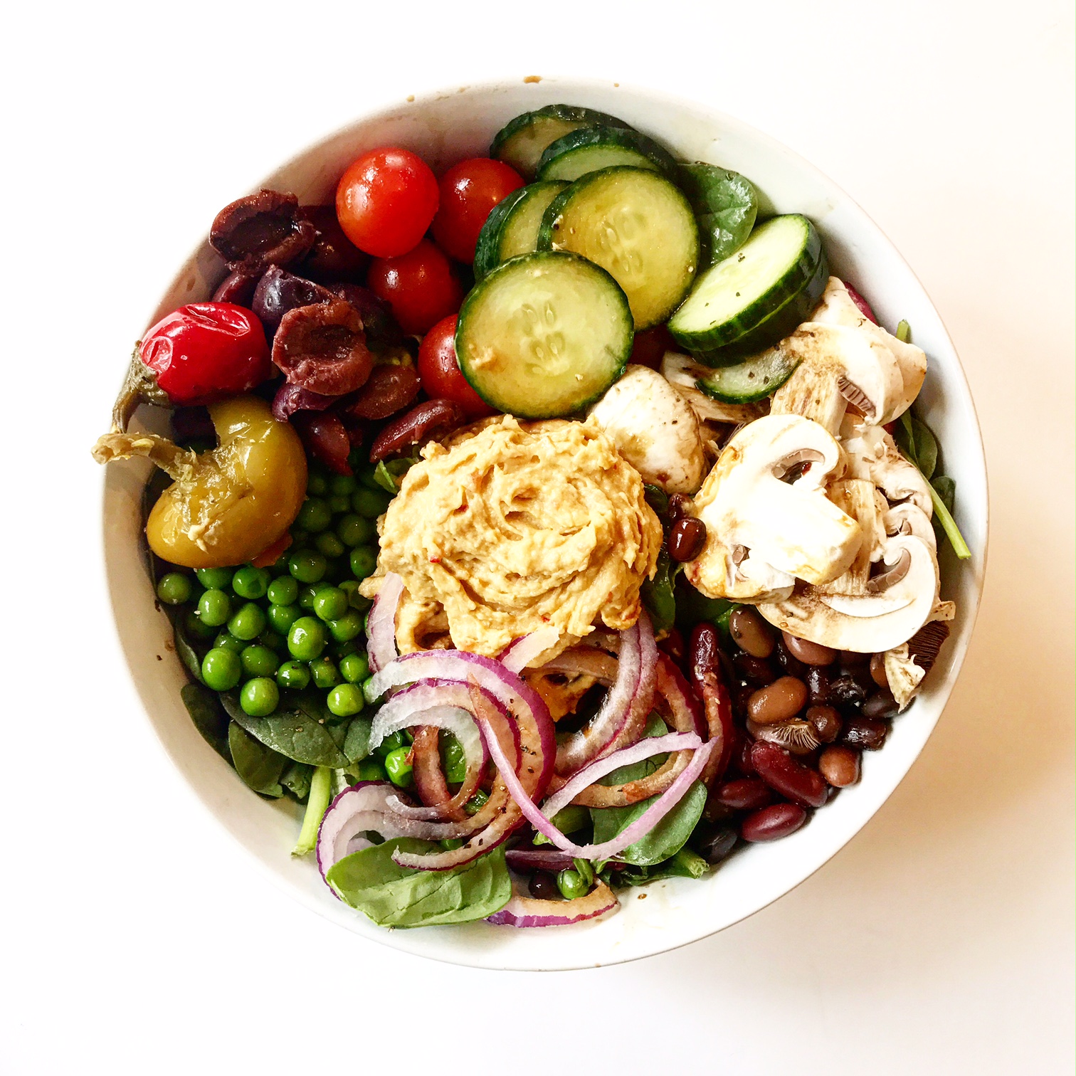 Vegan Salad With Loaded Toppings